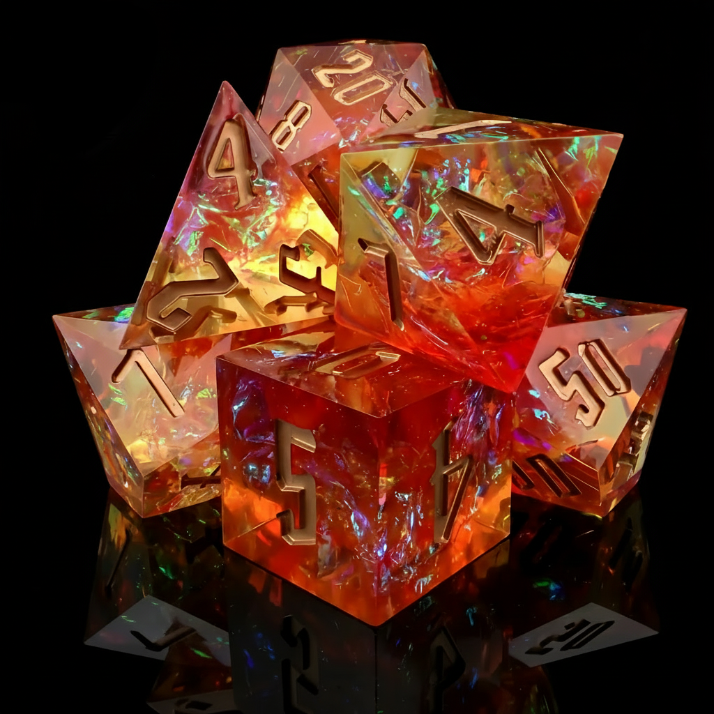 Solar Flare Dice Set | Revenant Foundry – Revenant Foundry
